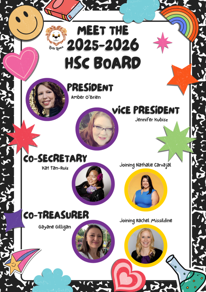 2025-26 HSC Executive Board – Lietz Elementary Home and School Club
